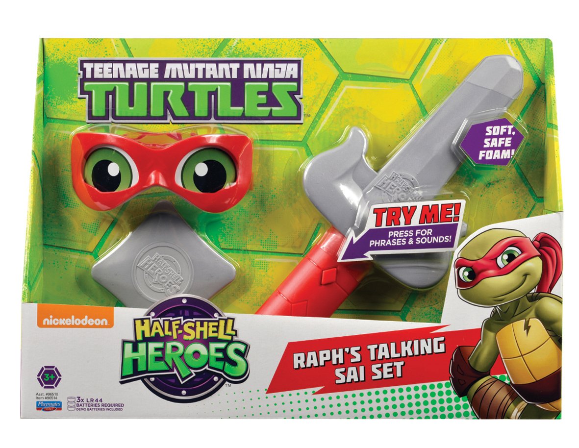 TMNT Teenage Mutant Ninja Turtles Raph Half-Shell Heroes Talking Soft ...