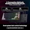 KOORUI 75% Wireless RGB Gaming Keyboard,3 Mode BT/2.4Ghz/USB-C Hot ...