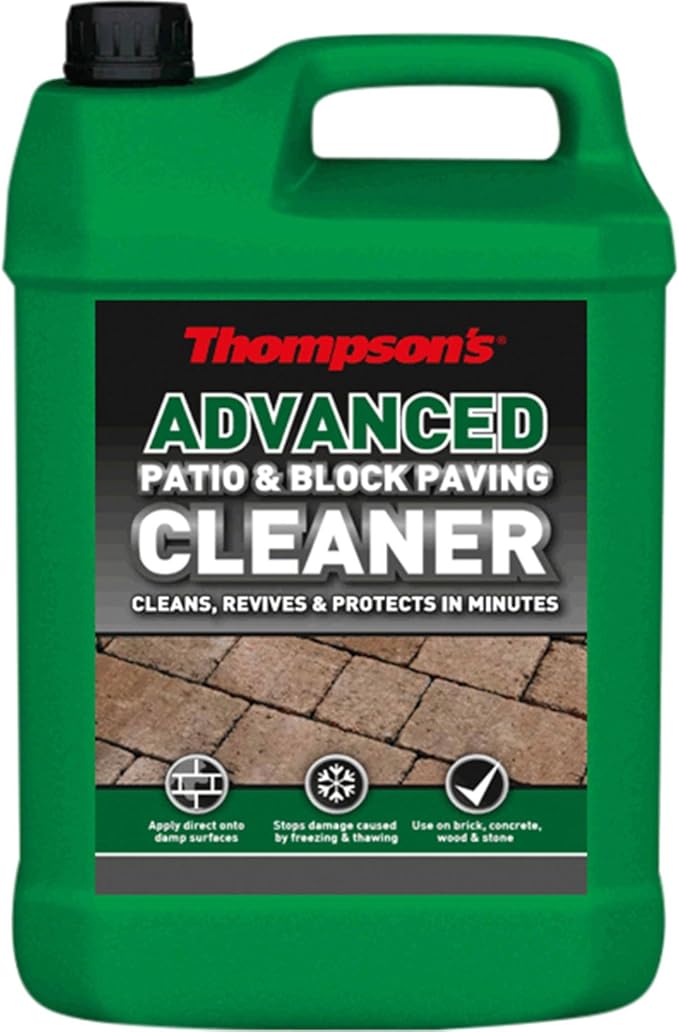 Ronseal TPBPCP5L Patio & Block Paving Cleaner Protect 5 Litre: Amazon ...