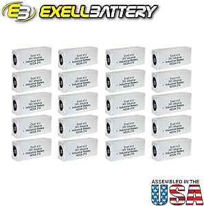 Amazon.com: 20pc Exell 413A Alkaline 30V Battery NEDA 210, 20F20 ...