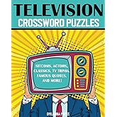 Tv And Movies Crossword Puzzle Book for Adults and Seniors: USA Version ...