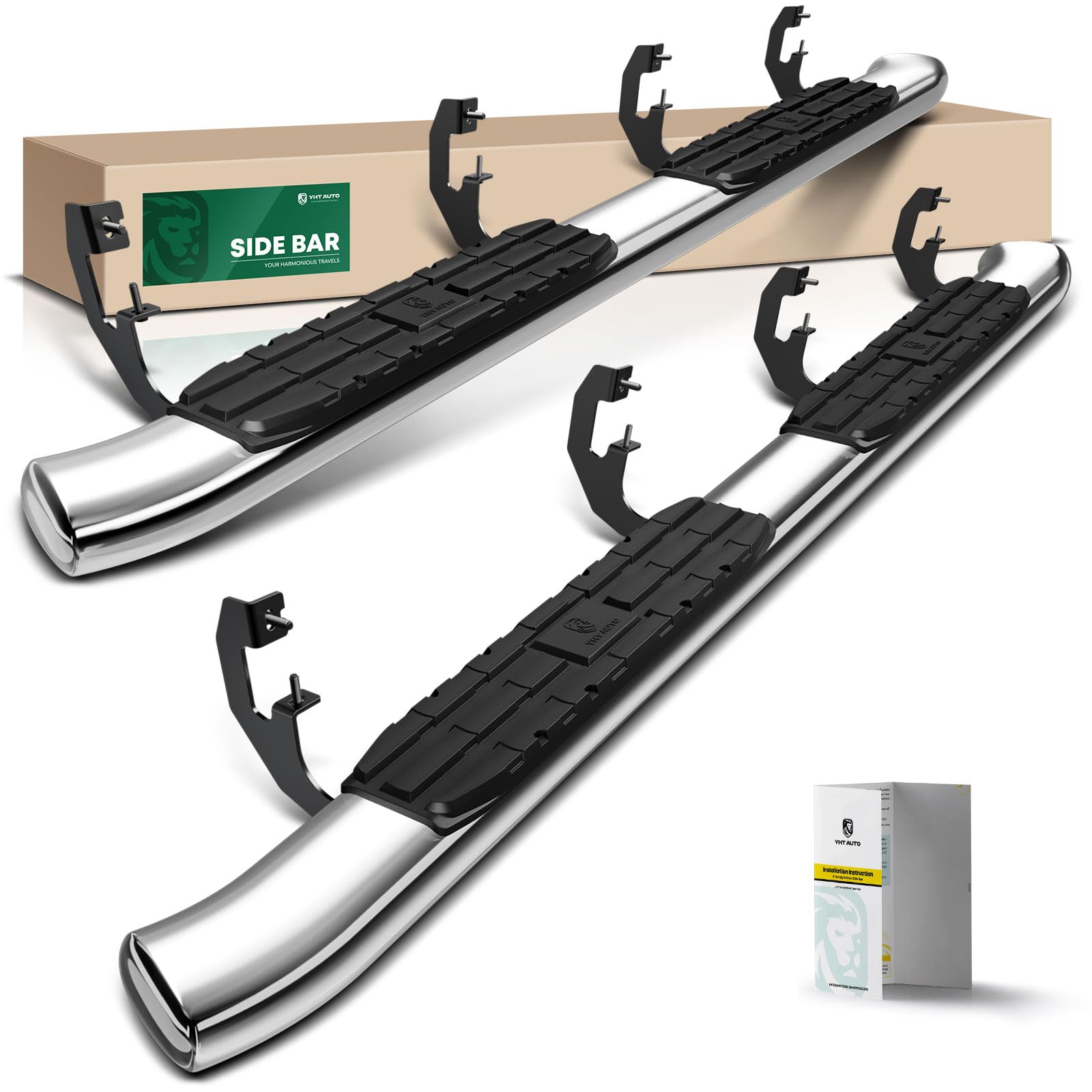 **Factory Sealed** YHTAUTO 4.25" Running Boards Side Steps Compatible ...