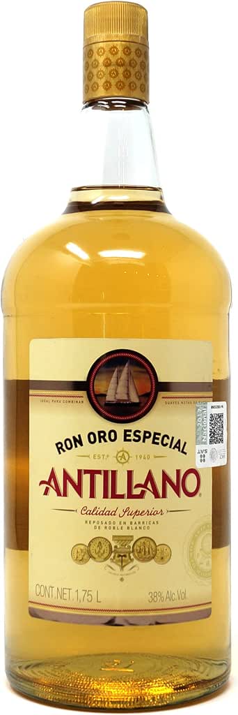 Ron Antillano Oro Especial 1750 ml: Amazon.com.mx: Alimentos y Bebidas