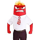 Amazon.com: Disney & Pixar's Inside Out Anger Costume for Adults ...