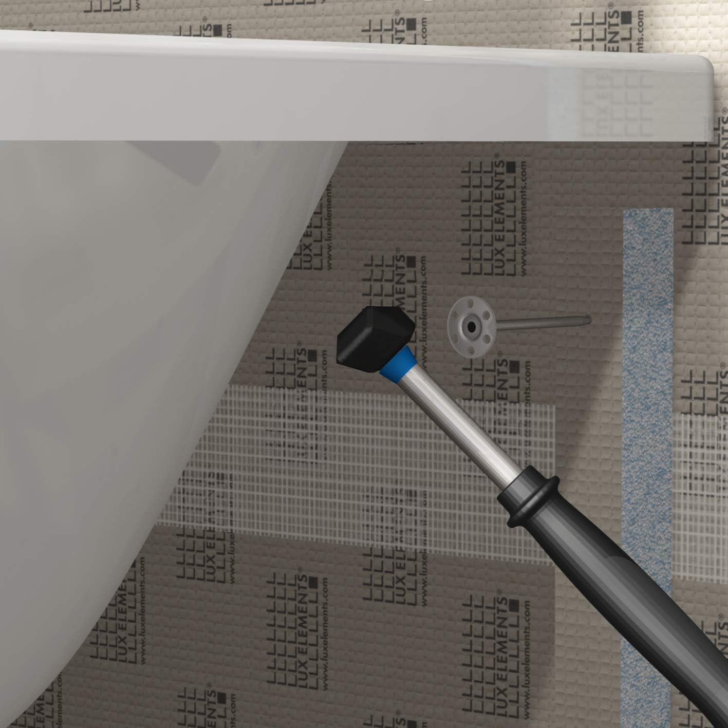 LUX ELEMENTS LTOPE1053 TOP Bath Panel Fitting Kit White – BigaMart