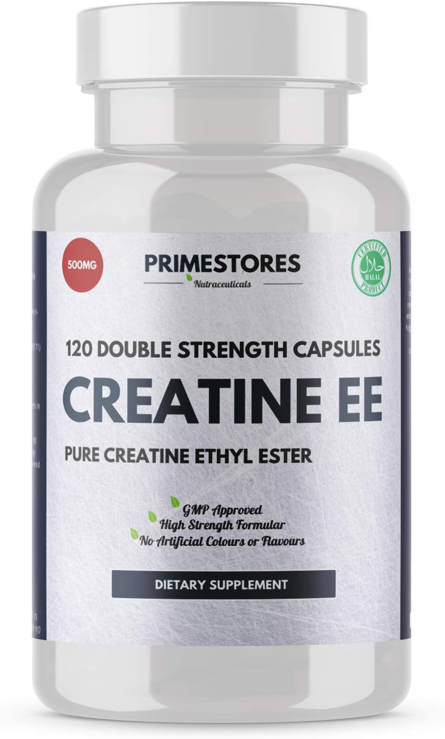 Creatine Ethyl Ester Monohydrate Powder Tablets 500mg – 120 Muscle ...