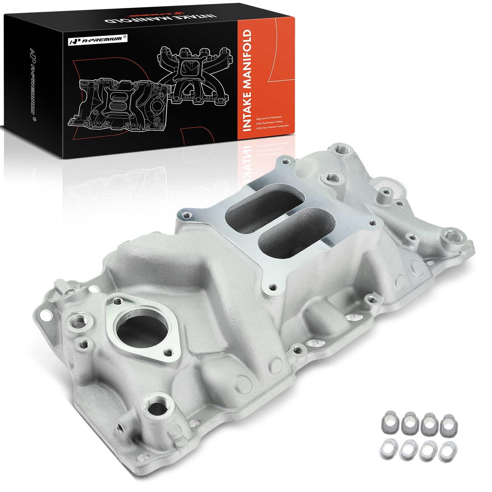 A-Premium Engine Aluminum Dual Plane Intake Manifold Compatible with ...