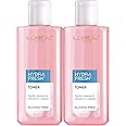 Amazon.com : L'Oreal Paris Skincare HydraFresh Toner Face Toner ...