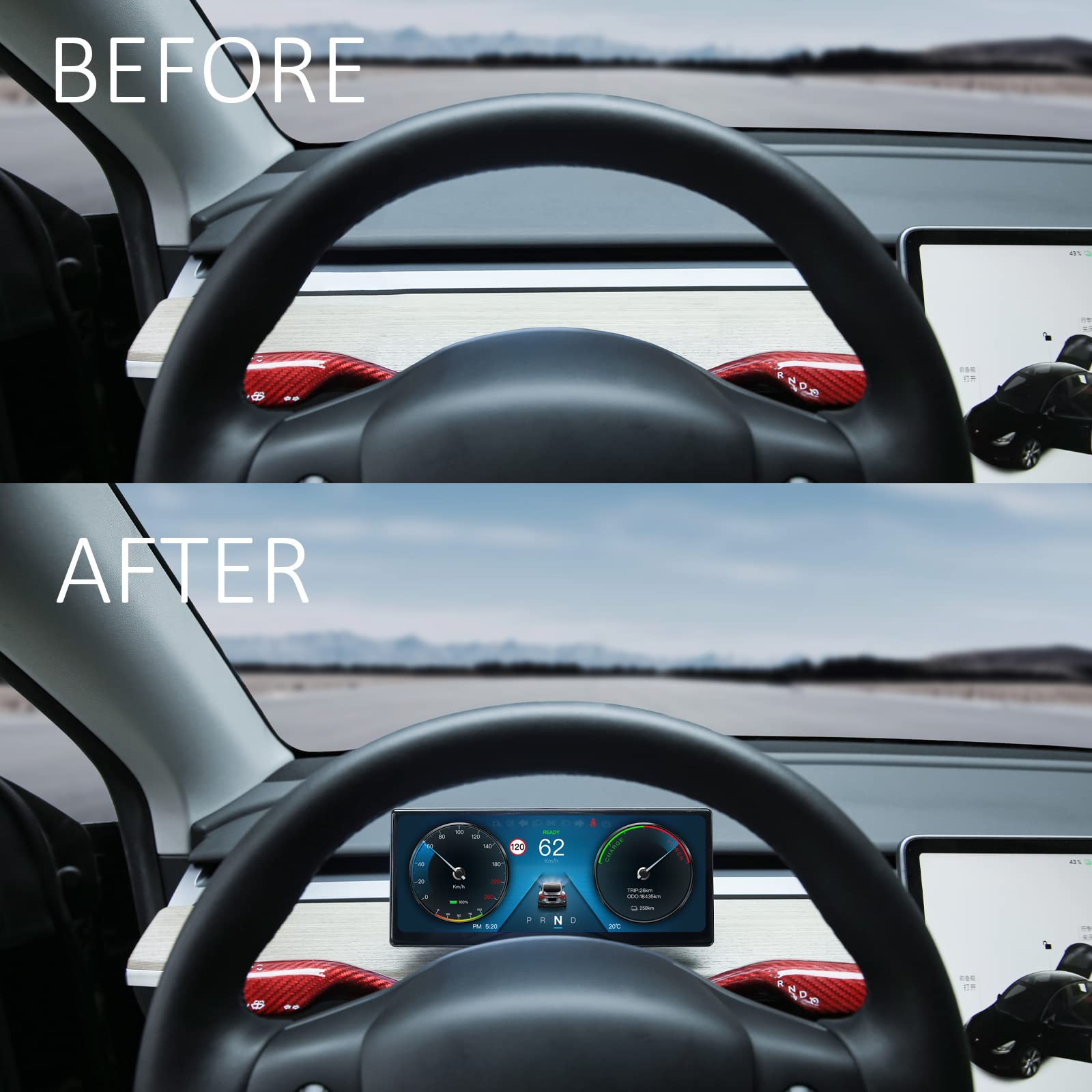 Mua VERKKOKAUPPA Tesla Carplay Android Car Model Y/3 Tesla Heads Up ...