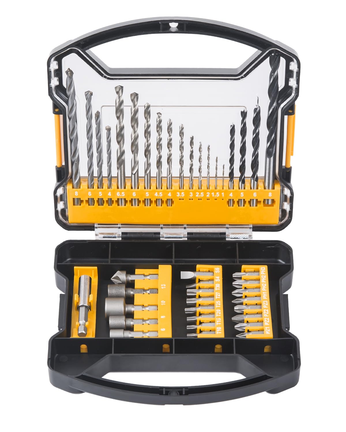 AVID POWER 41 PCS Drill Bit Set, Brad Point Drill Bits, High Speed ...