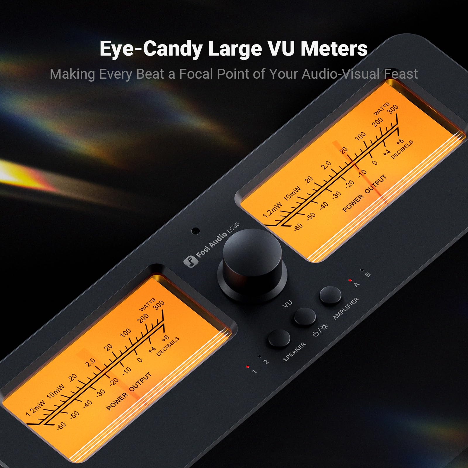 Mua Fosi Audio LC30 VU Meter Amplifier Speaker Selector Switch Box ...