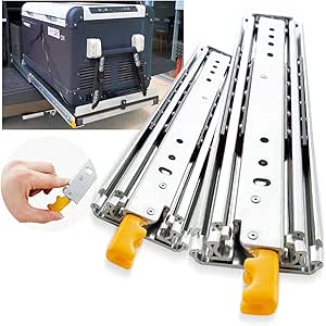 YENUO Heavy Duty Drawer Slides Locking Full Extension Side Mount Ball ...