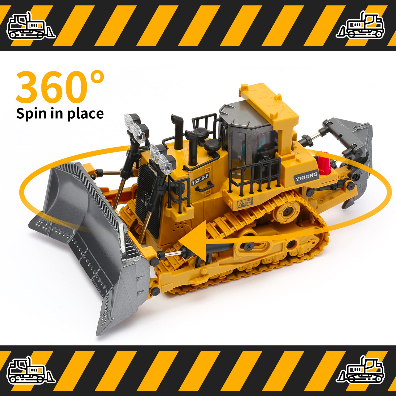 Mua T.V.V.Fashy Remote Control Bulldozer RC 1/16 Full Functional ...