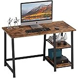 Amazon.com: IRONCK Computer Desk 47" with 5 Shelves Storage, Industrial ...