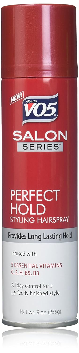Amazon.com : VO5 Salon Series Perfect Hold Aerosol Hair Spray, 9 oz ...