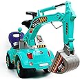 Amazon.com: POCO DIVO Blue Digger Scooter, Ride-on Excavator, Pulling ...