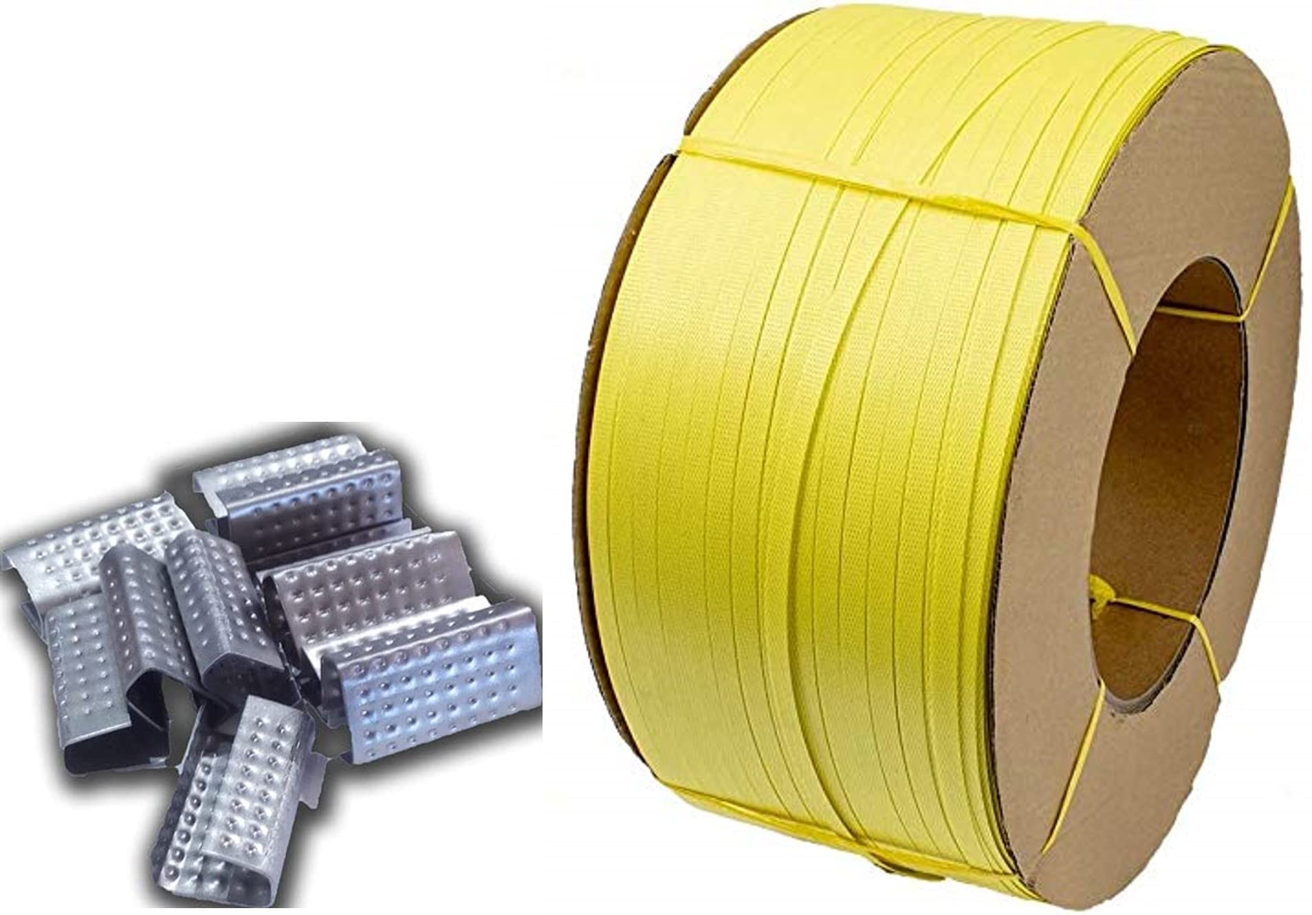 Mua Bundle - Polypropylene PP Strapping 3200' Length, 1/2" Width and ...