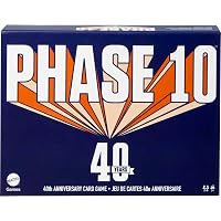 Mattel Games Phase 10 Card Game 40th Anniversary Edition, Family Game ...