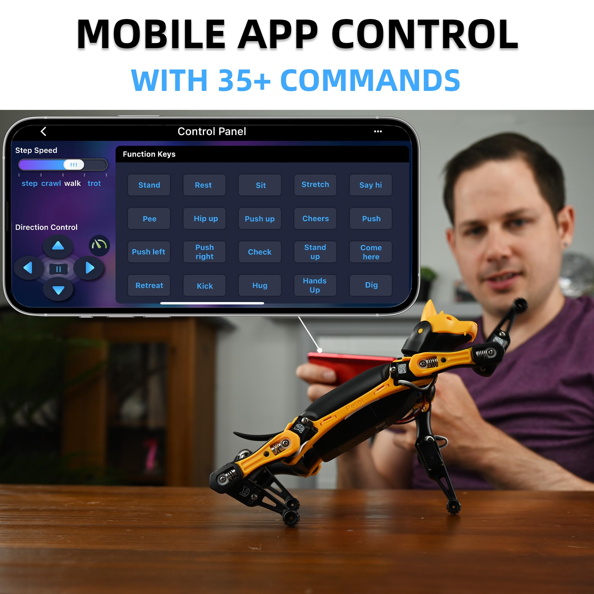 Mua Robot Dog Bittle Robotics Kit (Pre-Assembled) | App Control ...