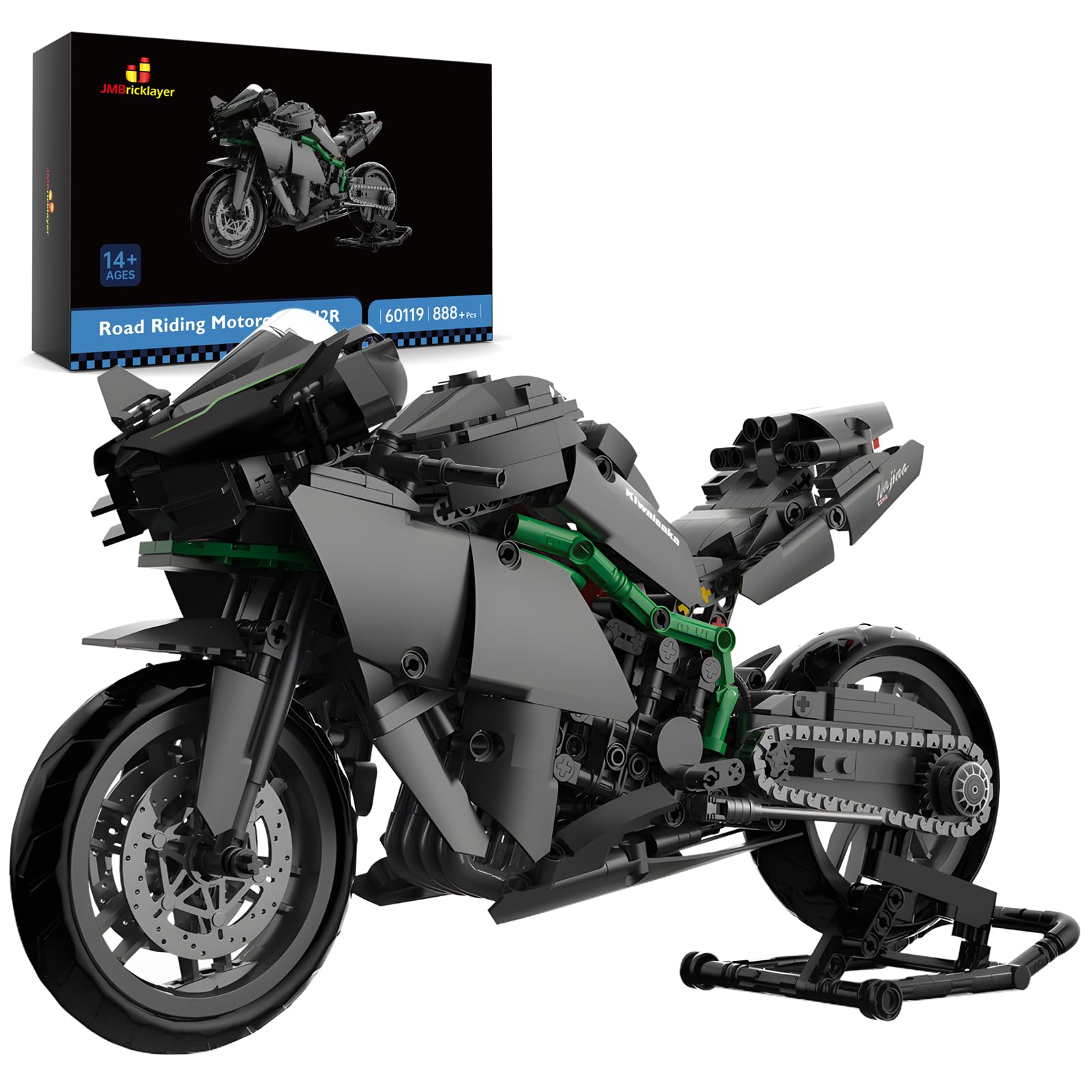 Mua JMBricklayer H2R Motorcycle Building Block Sets 60119, Collectable ...