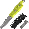 GEAR AID Akua Blunt Tip Paddle Knife with Serrated Blade and Sheath ...