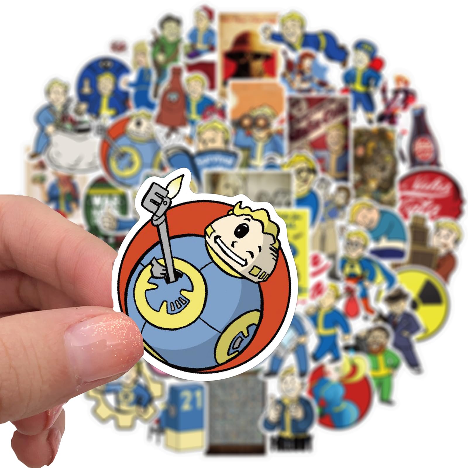 Mua Fallout Gaming Stickers 50PCS Cool Game Decals for Computer Luggage ...