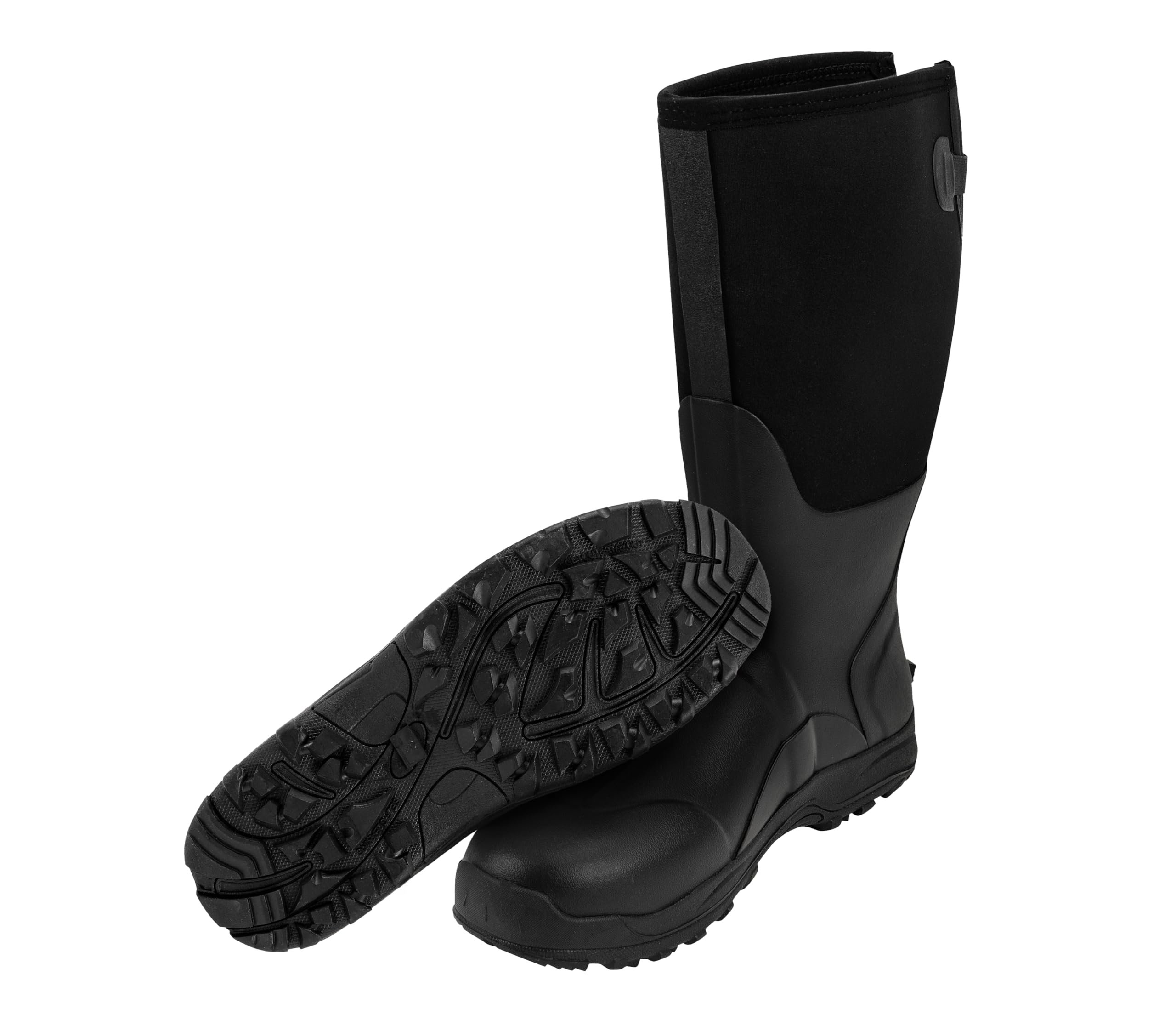 Ubon Men's Waterproof Neoprene Rain Boot Insulated Rubber Boots for Mud ...