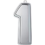 Wilton First Birthday Cake Tin, Kids 3D Number 1 Cake Tin, 38.7 x 25.4 ...