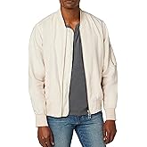 Isle Bay Linens Men's Flight Bomber Jacket Army Green Medium at Amazon ...