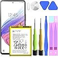 Amazon.com: Galaxy A53 Battery,[6200mAh] Li-Polymer for Samsung Galaxy ...