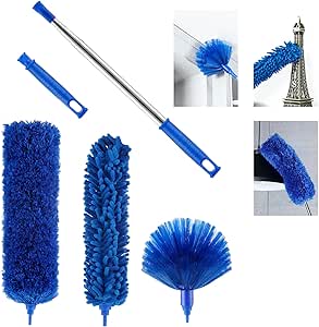 Amazon.com: Microfiber Dusters w 2 Handle Sets, Durable 15~100 Inchs ...