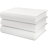 Amazon.com: AuldHome Faux Book Stack (Cream); Blank Set of 3 Decorative ...