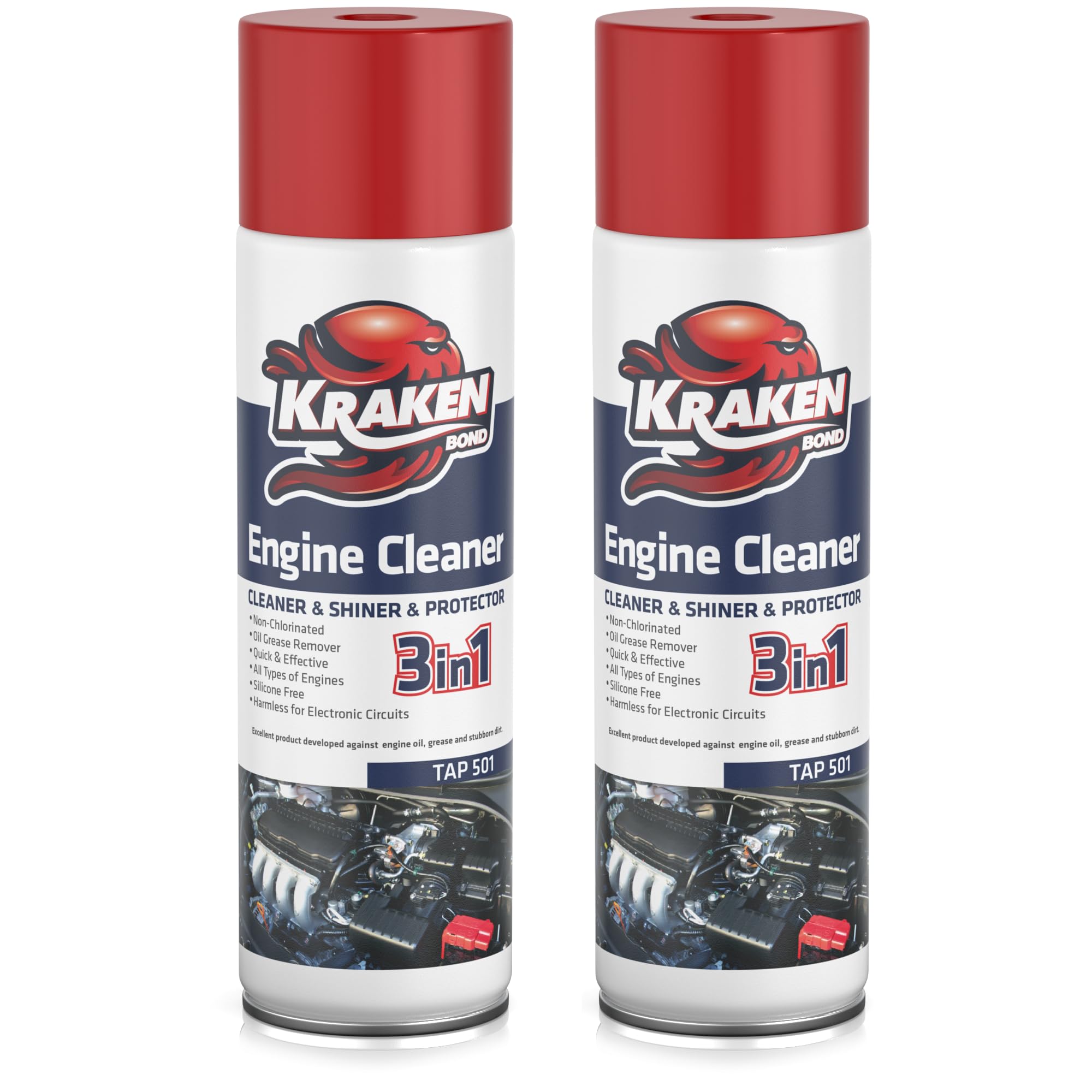 Mua KRAKEN BOND Engine Cleaner Spray - (2x12.3 fl. Oz) Degreaser for ...