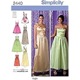 Amazon.com: Simplicity Sewing Pattern 2638 It's So Easy Misses Dresses ...