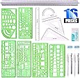 Glarks 16 Pieces Measuring Templates Building Formwork Stencils ...