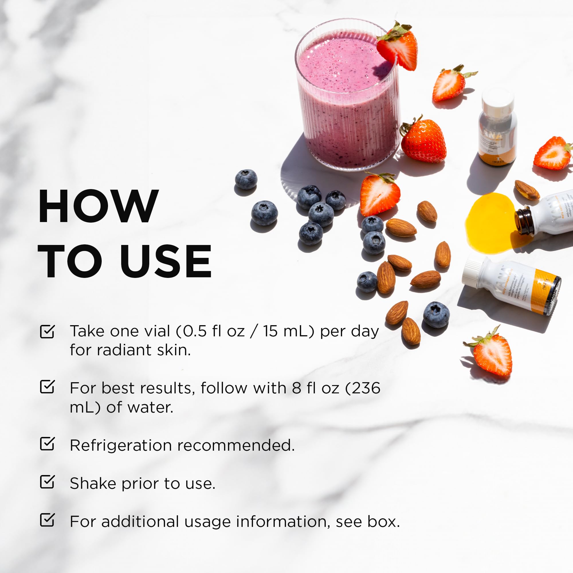 Mua IMAGE Skincare, YANA Liquid Collagen Shots, 2500 mg Hydrolyzed ...