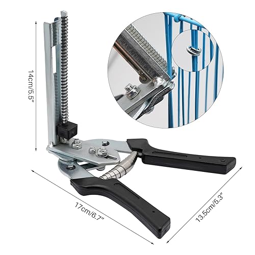 Wire Fence Clips 600 Nails Poultry Cage Clamp Pliers Kit - Effortless ...