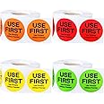 Amazon.com : Epakh 2000 Pcs Use First Stickers Food Service 1.5 Inch ...