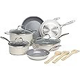 Amazon.com: Goodful Nonstick Ceramic Cookware Set with Titanium ...