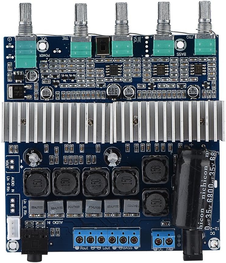 Socobeta Power Amplifier Board Left Right Channel Power Amplifier ...