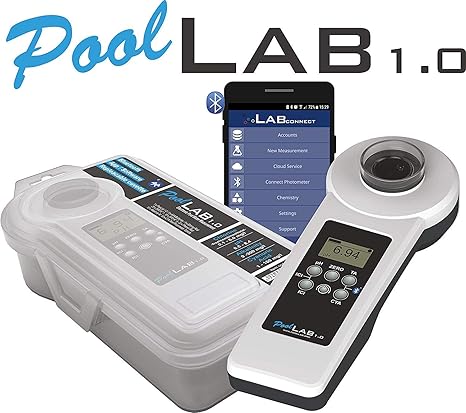 PoolLab® 1.0 Professional Water Test Device with App: Amazon.co.uk ...