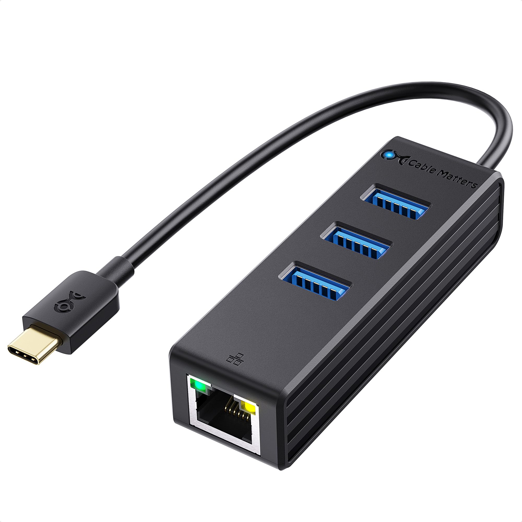 Mua Cable Matters 4-in-1 USB C Hub Ethernet, Support Gigabit Network ...