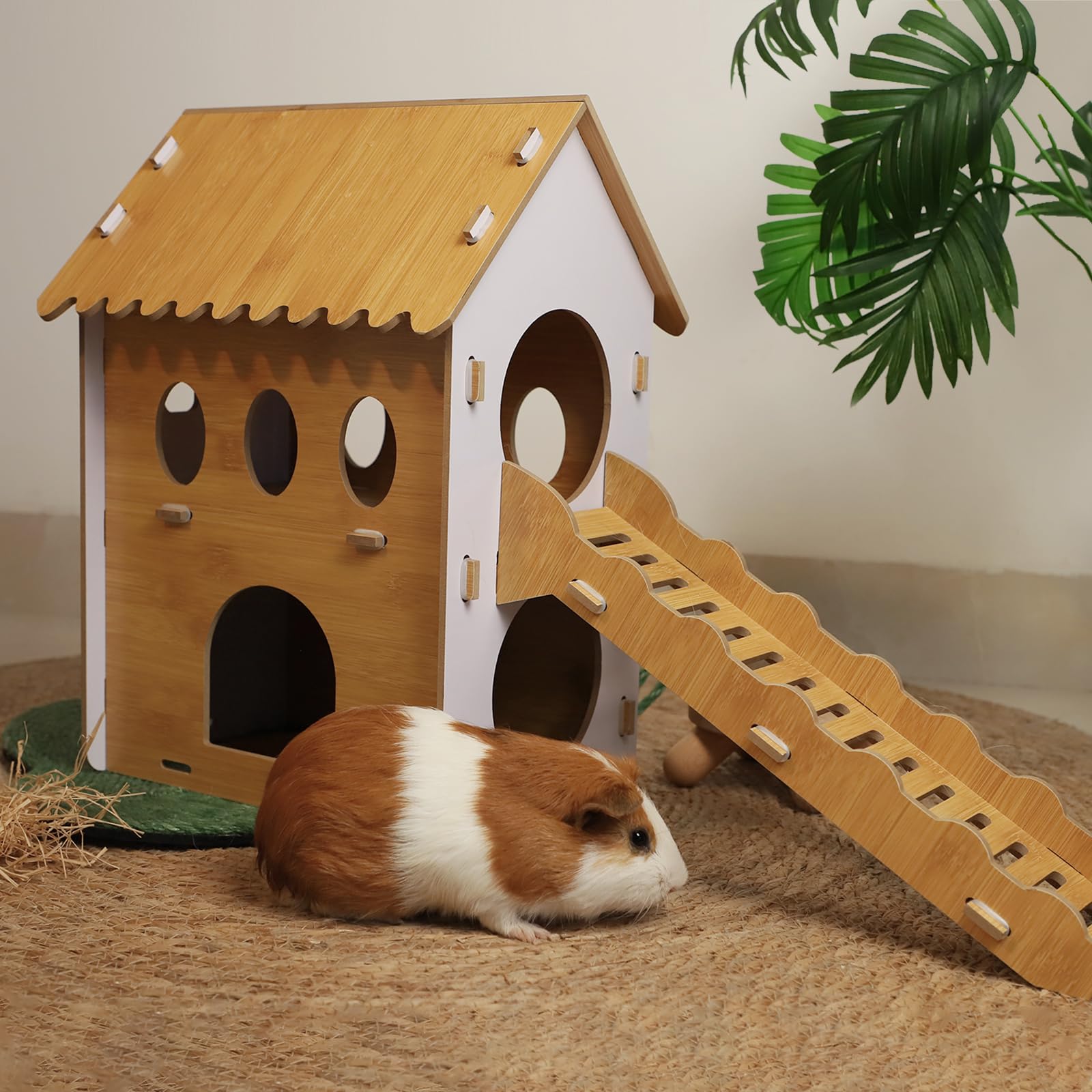 Mua Guinea Pig Hideout 2 Story Wooden Castle Hidey with Loft & Stairs ...