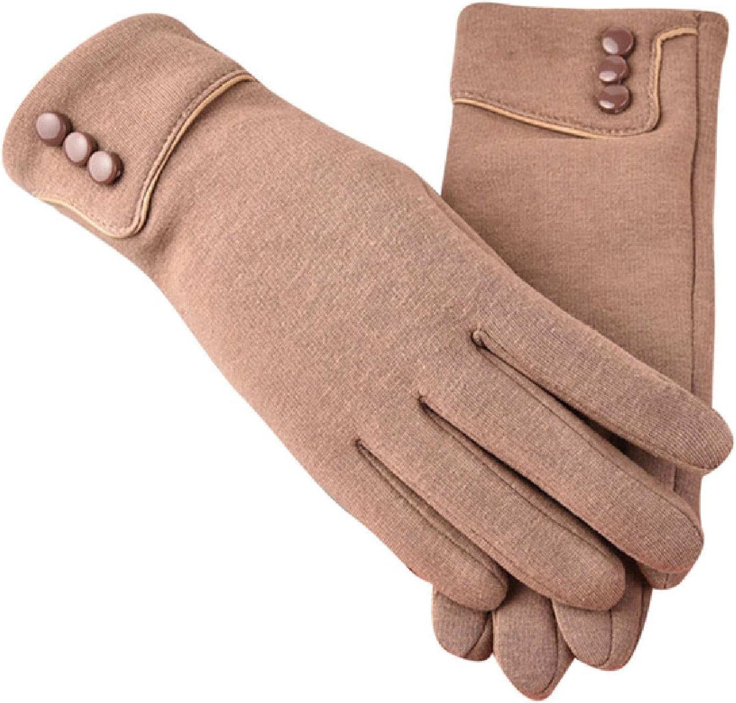 Guantes de invierno para mujer de moda más terciopelo cuero de ...
