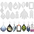 Amazon.com: 20 Pcs Earring Cutting Dies Teardrop Shape Earring Die Cuts ...