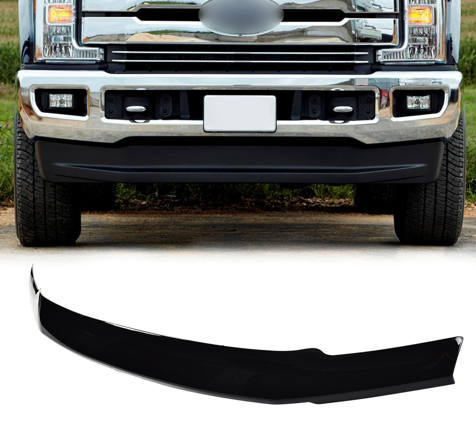 SCITOO Black Chrome Hood Deflector Bug Shield Fits for 2017-2021 for ...