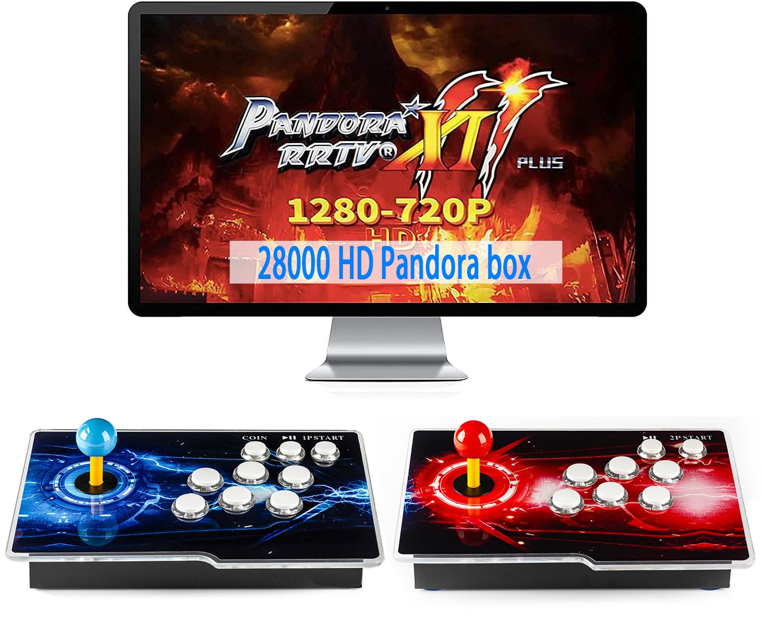 TOJASDN [28000 Game in 1 60S Pandora Box Retro Games Arcade Game ...