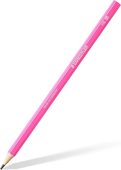 Staedtler 180 HB-F20 Pencil Wopex HB, Pack of 12, Neon Pink: Amazon.co ...