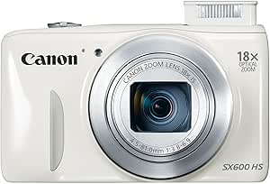 Amazon.com : Canon PowerShot SX600 HS 16MP Digital Camera (White ...