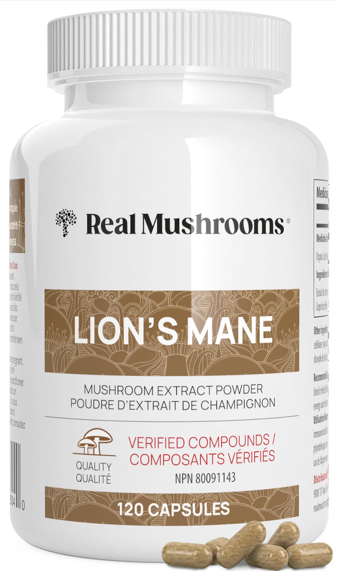 Mua Lions Mane Mushroom Cognition Capsules (120 Capsules) Lions Mane ...